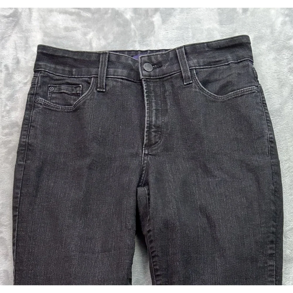 NYDJ | Jeans | Nydj Jeans Women 6 Bootcut Black Faded Western Cowgirl ...